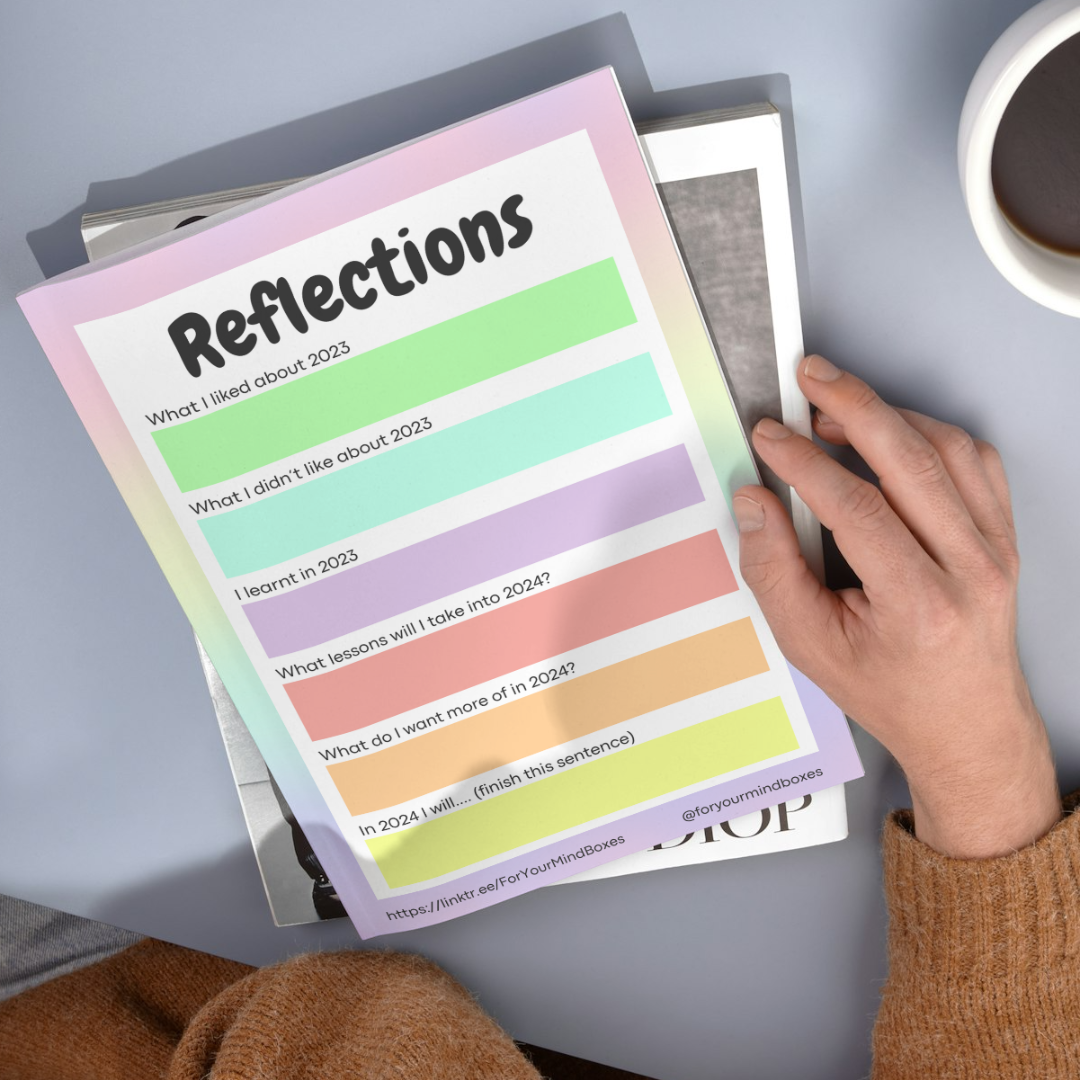 Reflections Template – For Your Mind Boxes