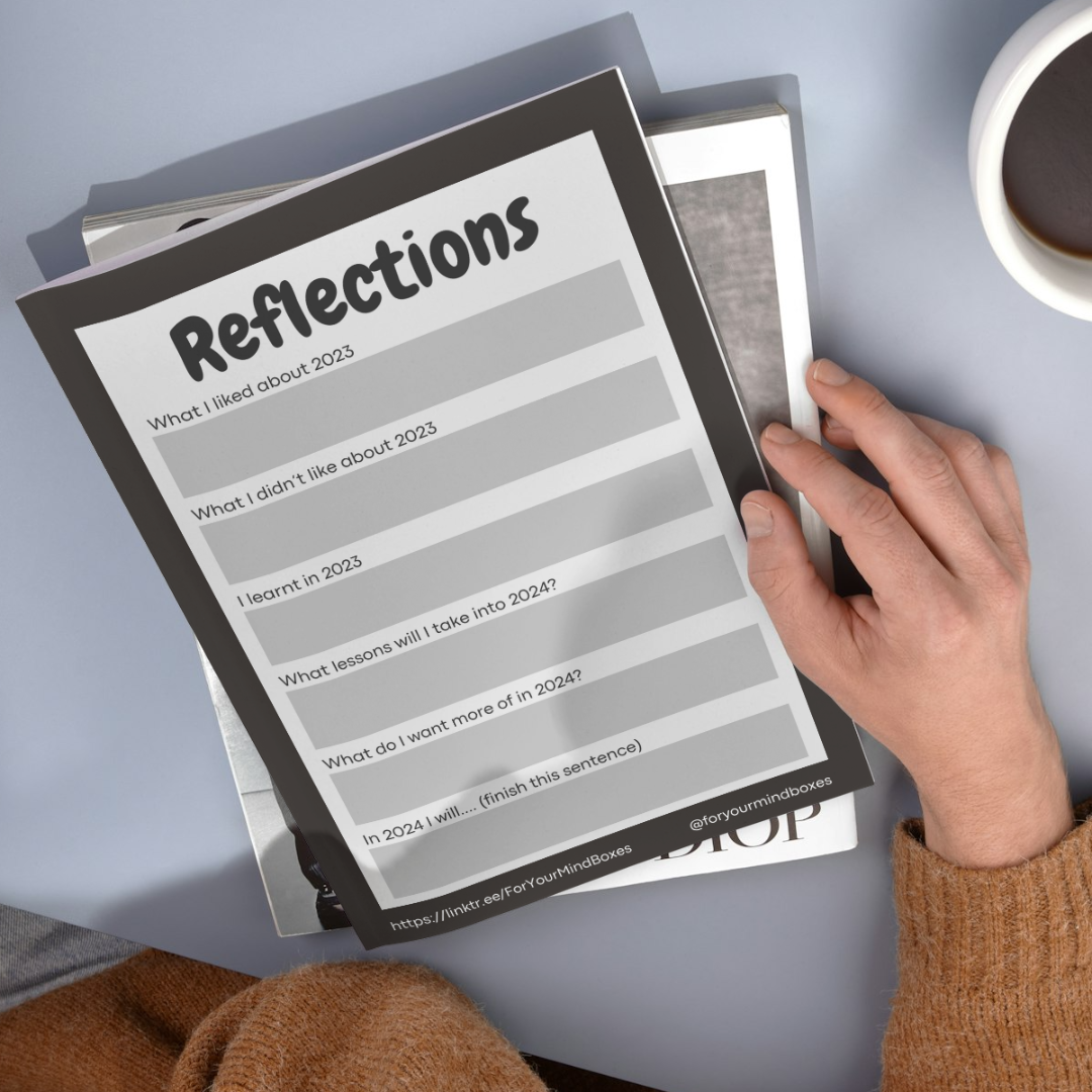 Reflections Template – For Your Mind Boxes