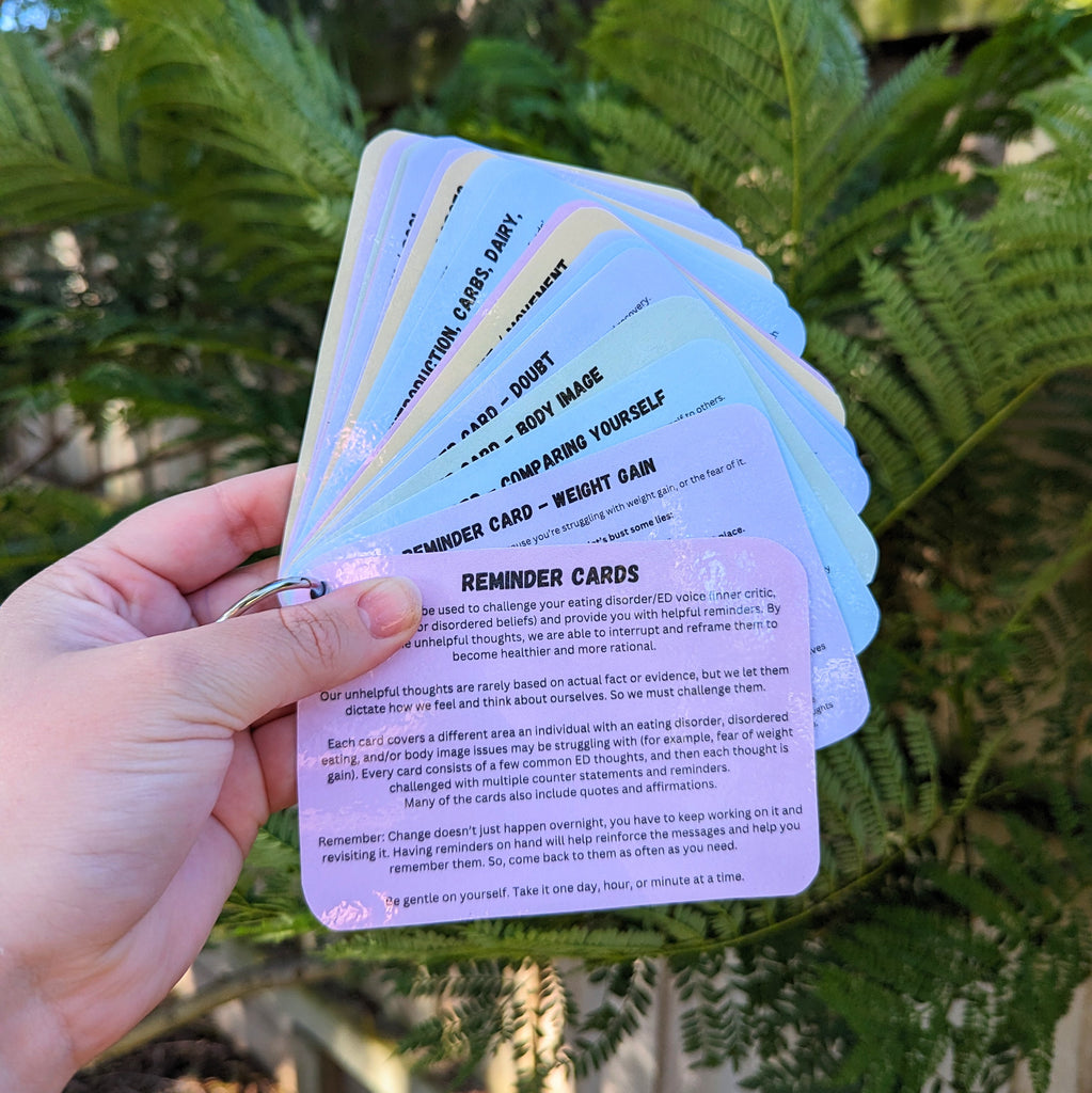 ED (Eating Disorder) Reminder Cards – For Your Mind Boxes